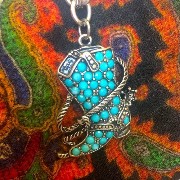 Cowgirl Tuff | Jewelry | Boho Cowboy Anklet Turquoise Beaded | Poshmark